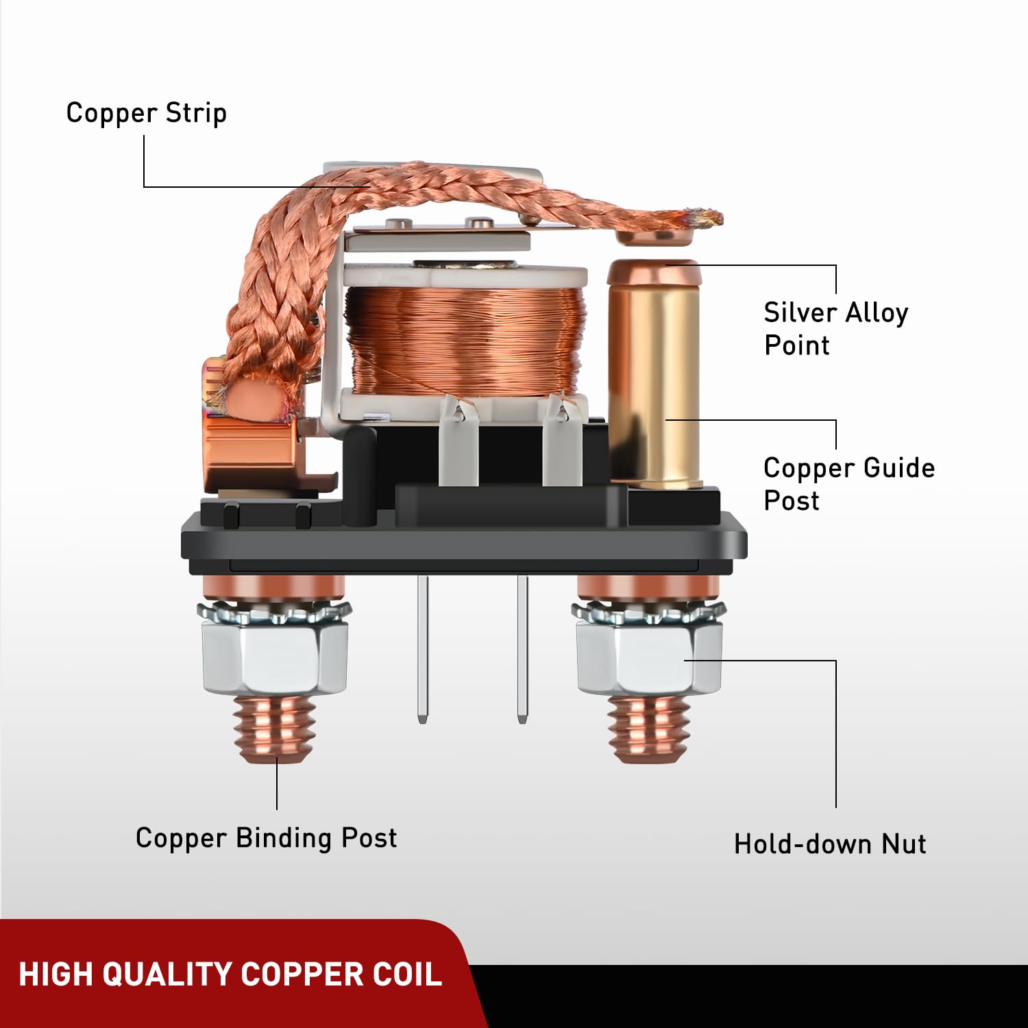 Snapklik.com : 2PC 200A Starter Relay 4 Pin Split Relays Switch 12V ...