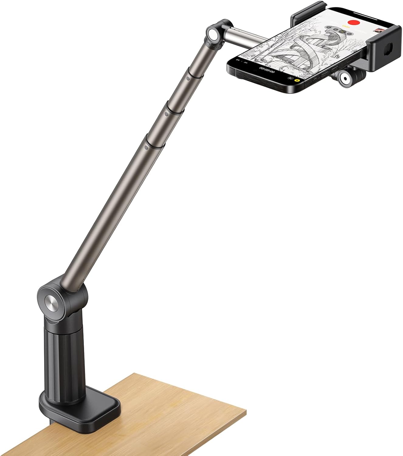 Amazon.com: JSAUX Overhead Phone Mount, Phone Stand for Recording ...