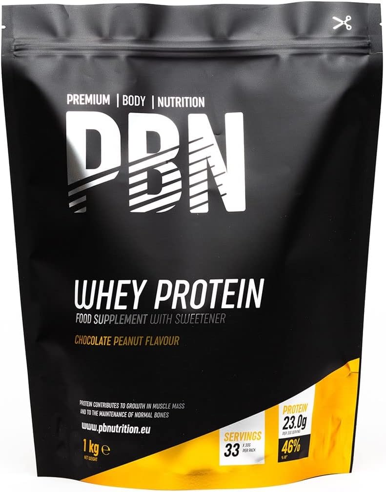 PBN - Premium Body Nutrition Whey Protein Powder 1kg Chocolate Peanut ...