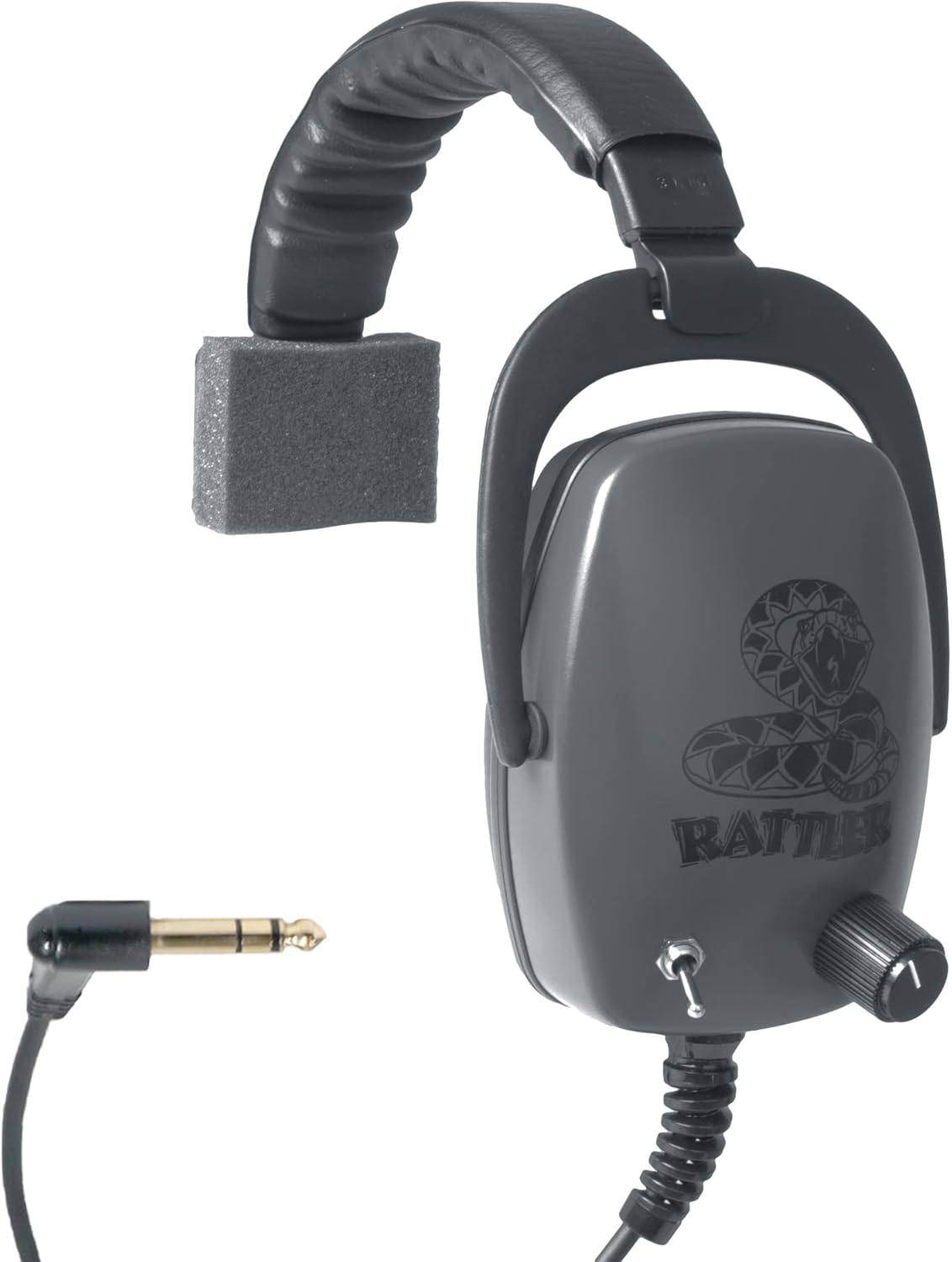 DetectorPro Rattler Platinum Series One-Sided Headphones with 1/4 ...