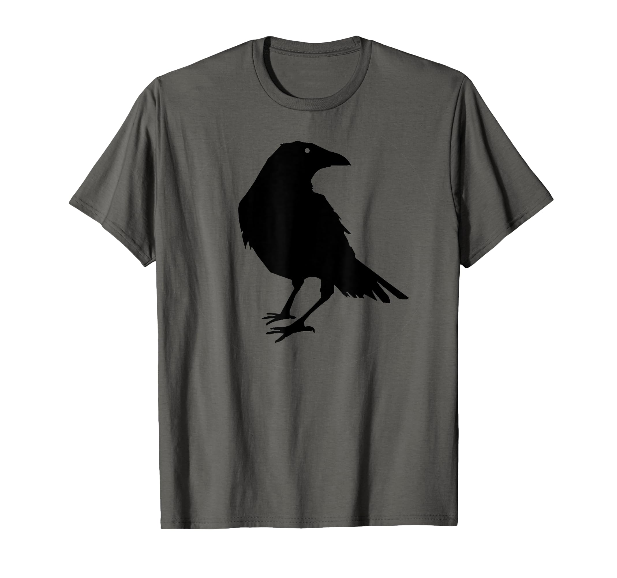 Amazon.com: Beautiful Black Crow Raven Bird Silhouette T-Shirt T-Shirt ...