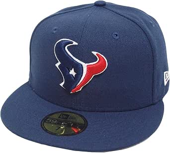 Amazon.co.jp: New Era Houston Texans Solid Navy On Field NFL Cap ...