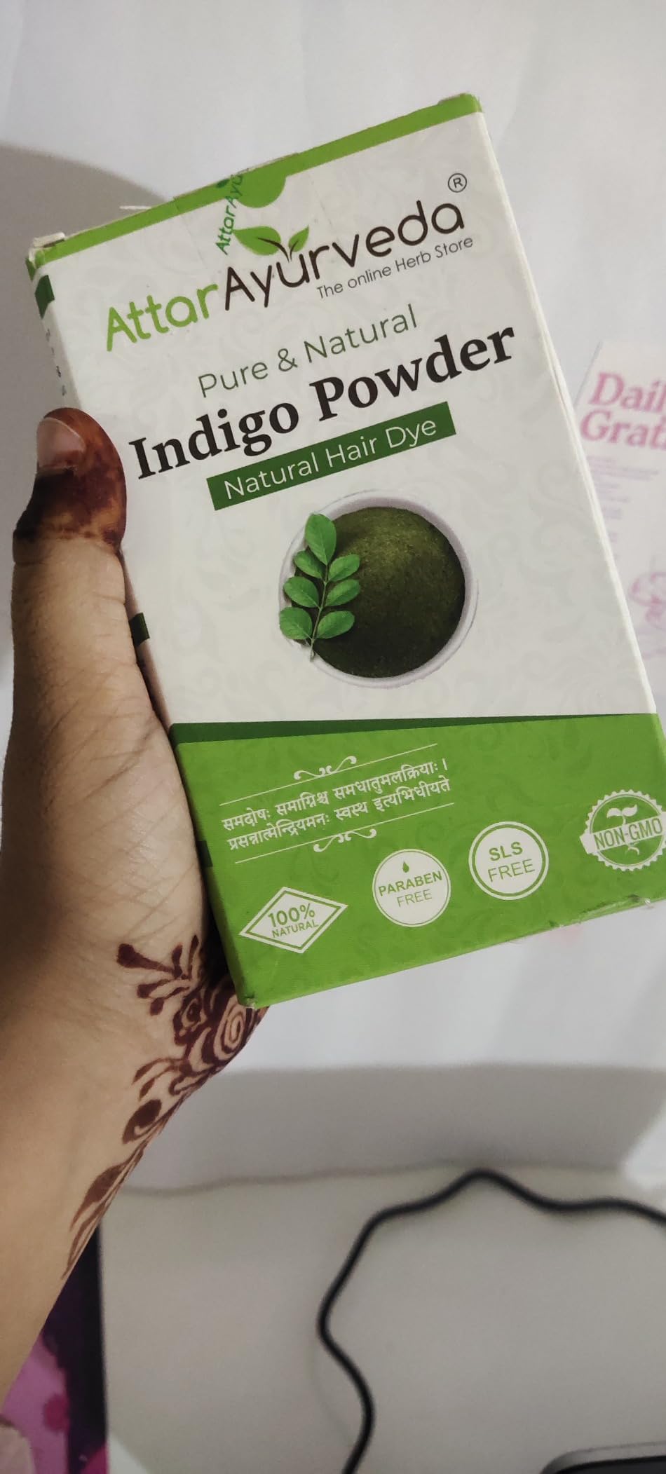 Attar Ayurveda Indigo Powder for black Hair (200 grams) : Amazon.in ...