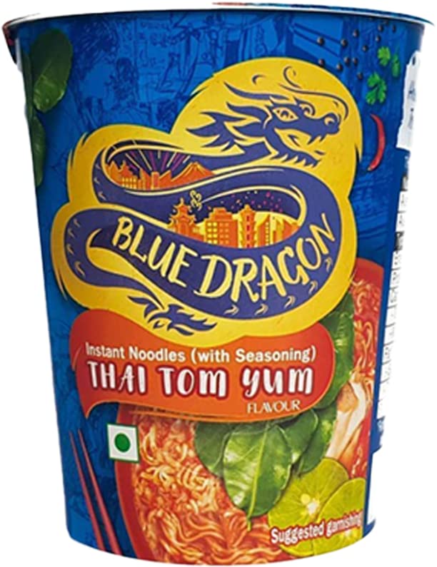 Blue Dragon Instant Cup Noodle - Thai Tom Yum Cup Noodle | Easy to ...