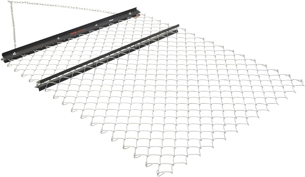 VEVOR Drag Harrow, 4 x 5 ft Chain Harrow - Made from Q235 Steel, UTV ...