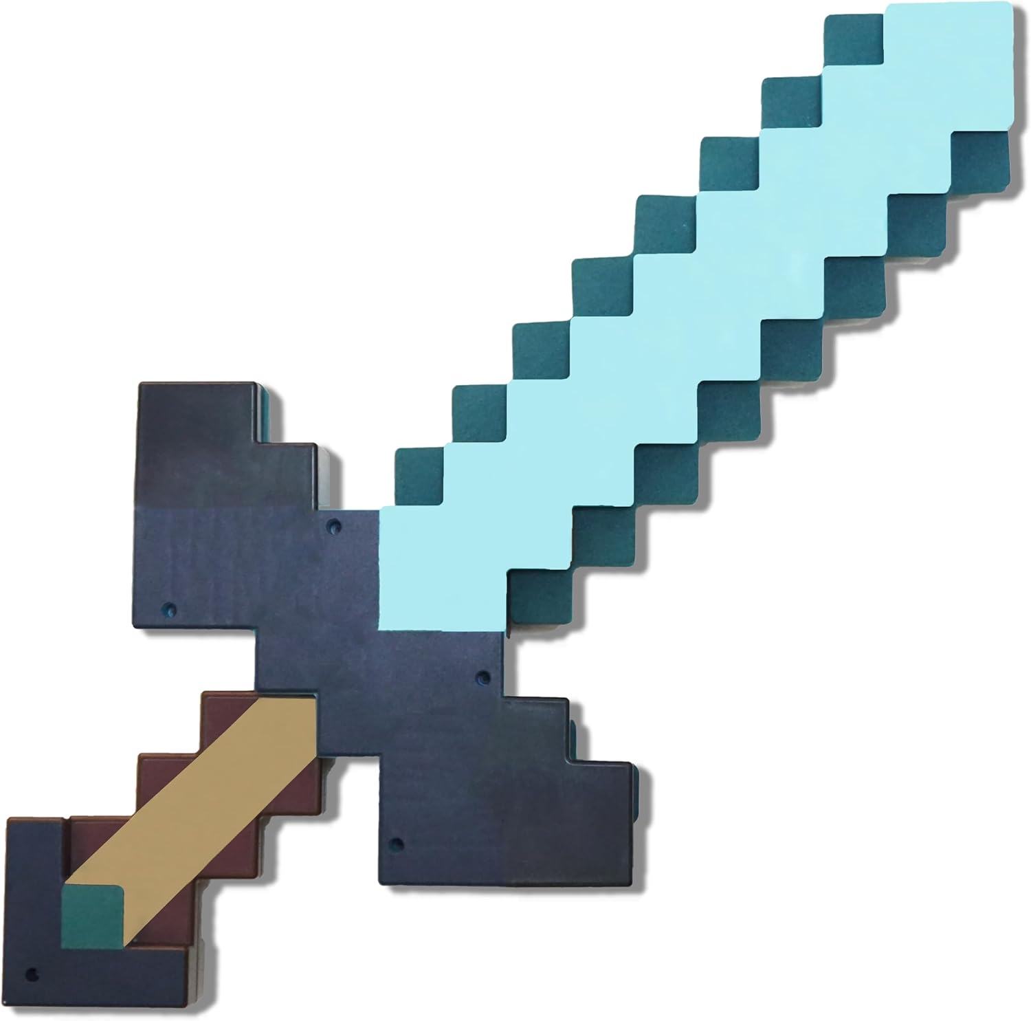 Diamond Sword Pick-Axe Foam Edge Kid-Sized 2-in-1Toy Pull Back ...