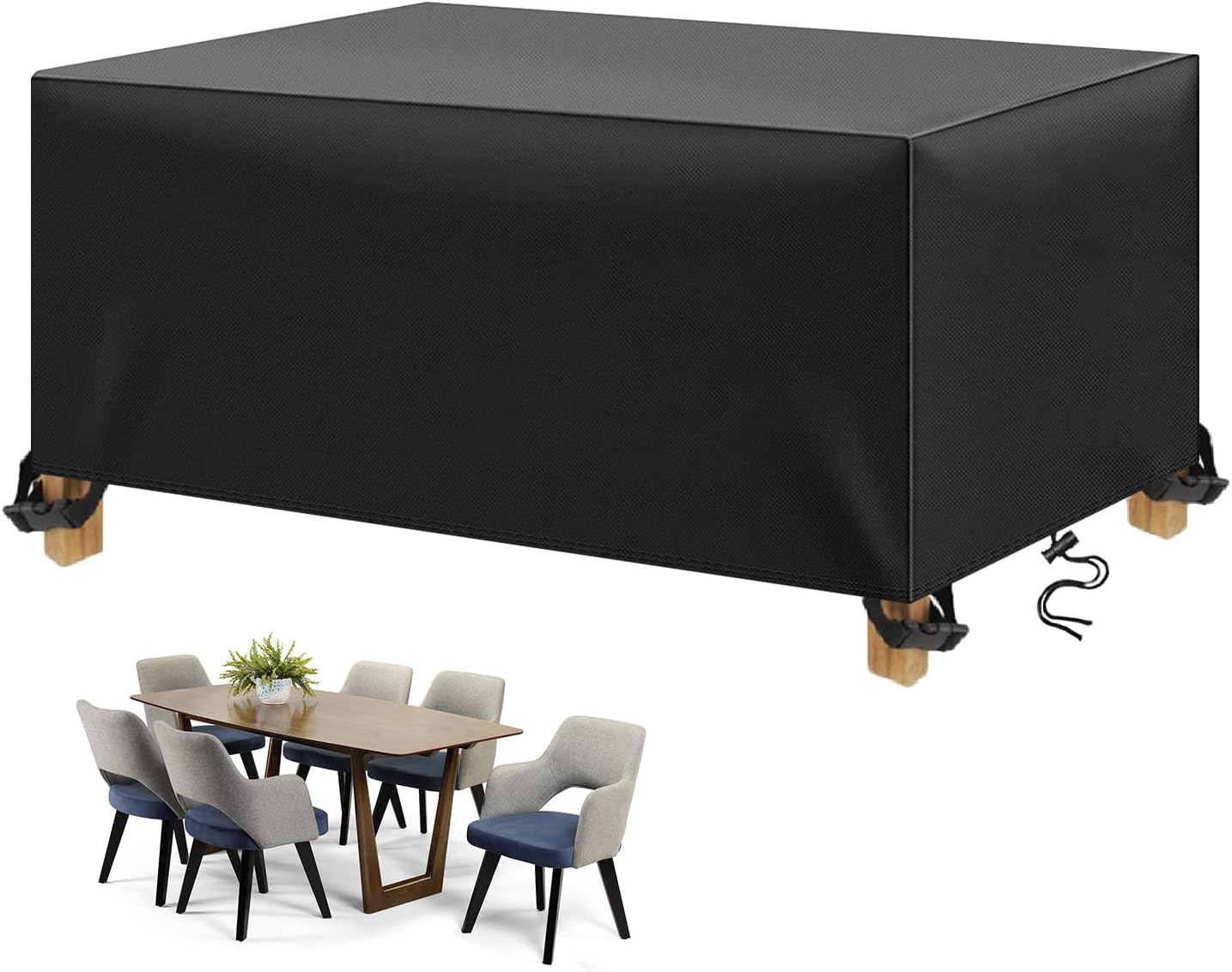 HTCSZL Garden Furniture Covers, Waterproof, Windproof, Anti-UV, Heavy ...