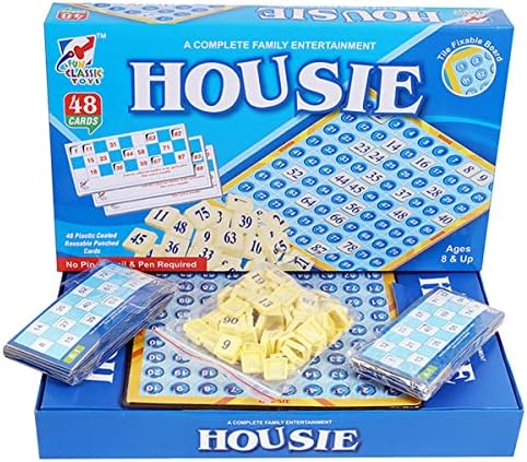 Buy TOYSTER™ Housie Game Set for Adults and Kids - Tambola Board Game ...