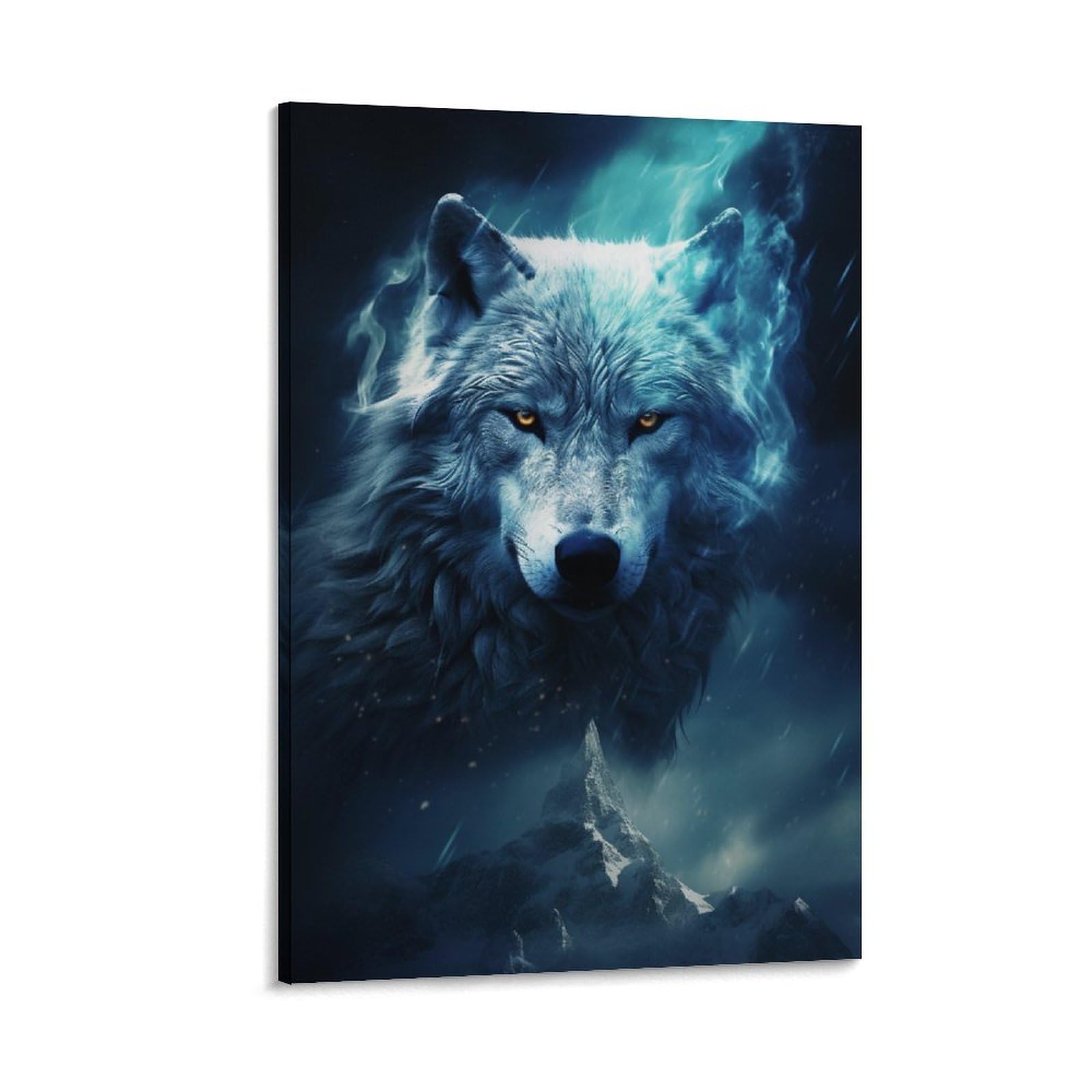 Wolf Fantasy Art Wild Cosmos Wolf With Stars And Constellations.