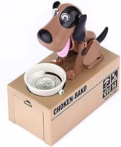 Amazon.com: Coin-Operated Money Box, Eat Money Monkey Piggy Bank, Cute ...