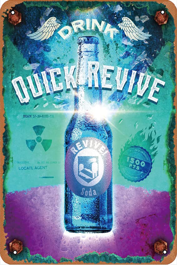 Quick Revive Soda Label