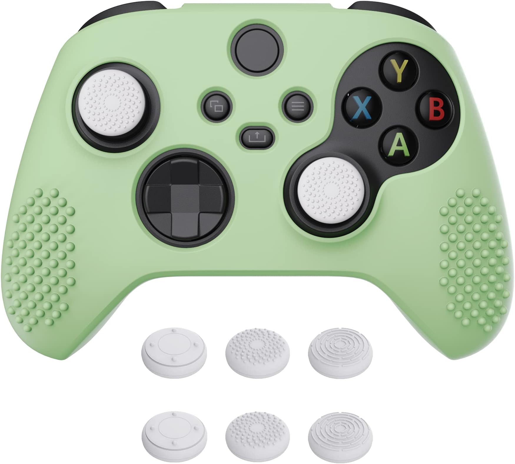 Amazon.com: eXtremeRate PlayVital Matcha Green 3D Studded Edition Anti ...