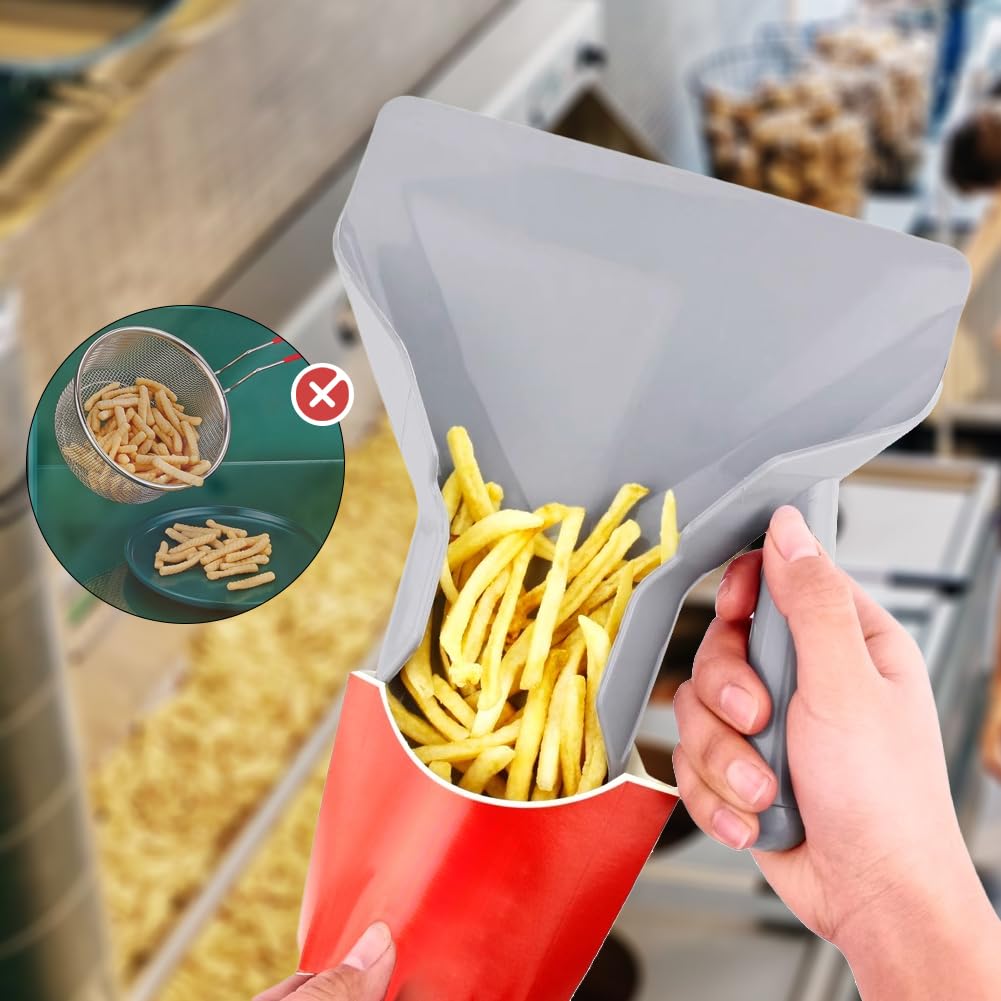 Plastic Fry Scoop French Fry Bagger Scoop Popcorn Scoop Commercial ...