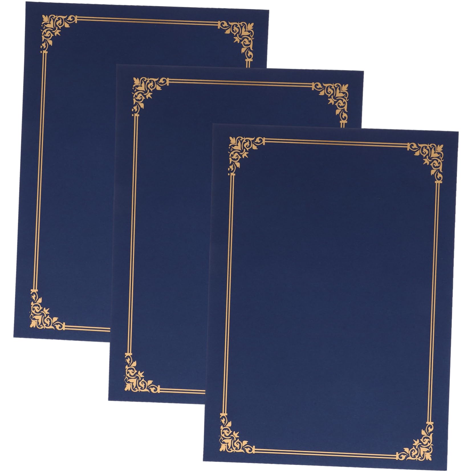 Amazon | NUOBESTY 3 セット 証明書 表紙 卒業証書 ホルダー 紙 書類 ホルダー 証明書 フォルダー 証明書 紙 フォルダー レポート 表紙 証明書 プロテクター 表紙 ...