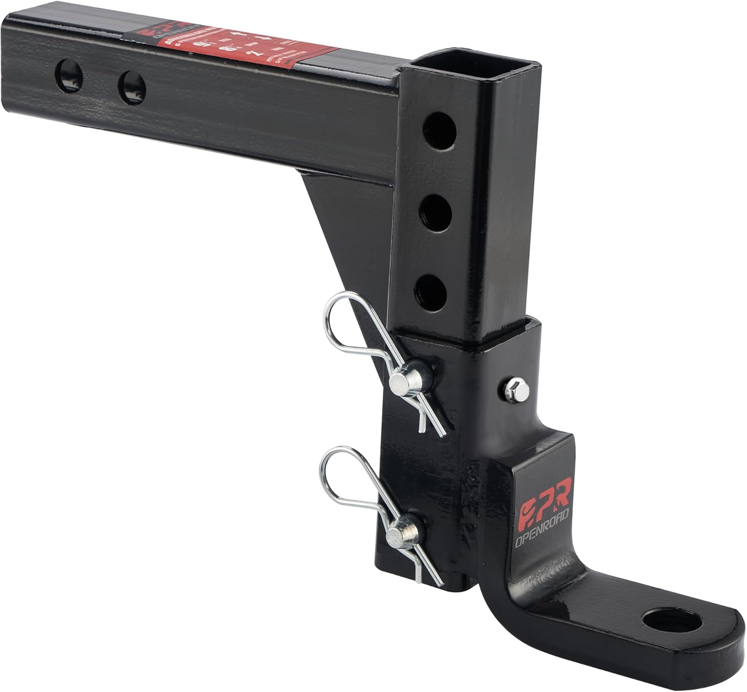 Amazon.com: OPENROAD Adjustable Trailer Hitch Ball Mount, Fits 2-Inch ...