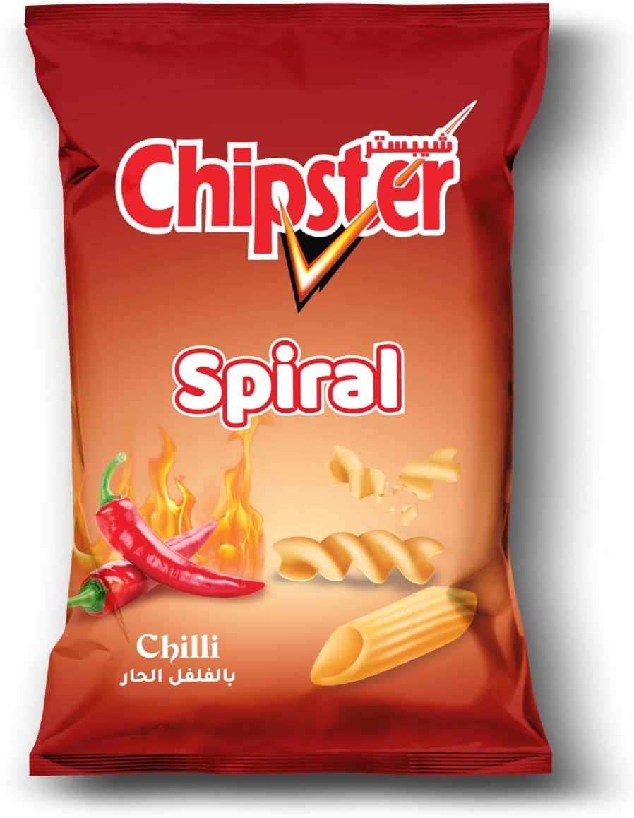 Chipster Spiral Chilli, Pack of 16, 75g x Pack of 16 : Buy Online at ...