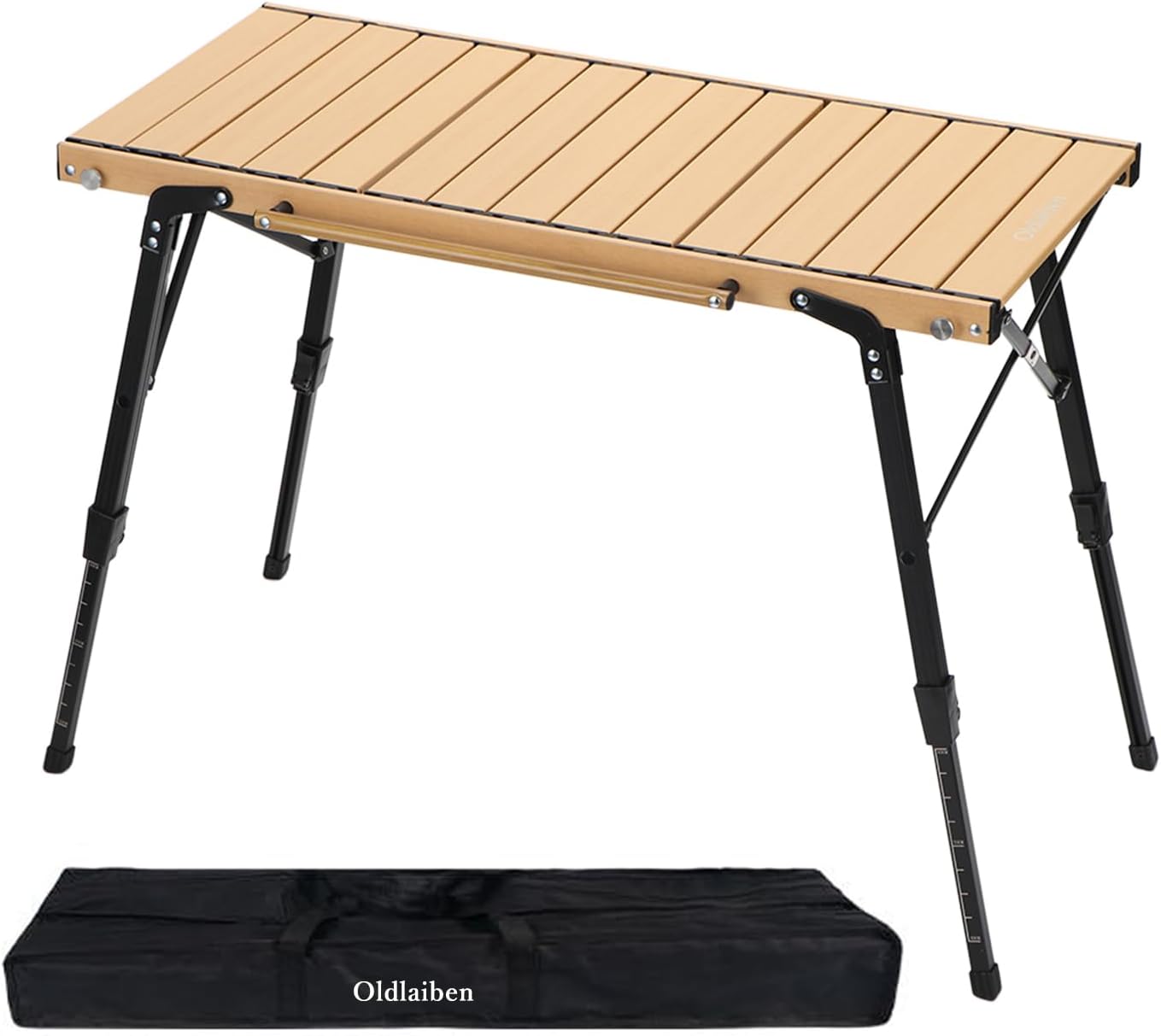 Amazon.co.jp: Oldlaiben igt テーブル IGT バーベキューテーブル igt 折畳みテーブル 高さ調整 40~63CM アウトドア テーブル 屋外用折りたたみテーブル ...