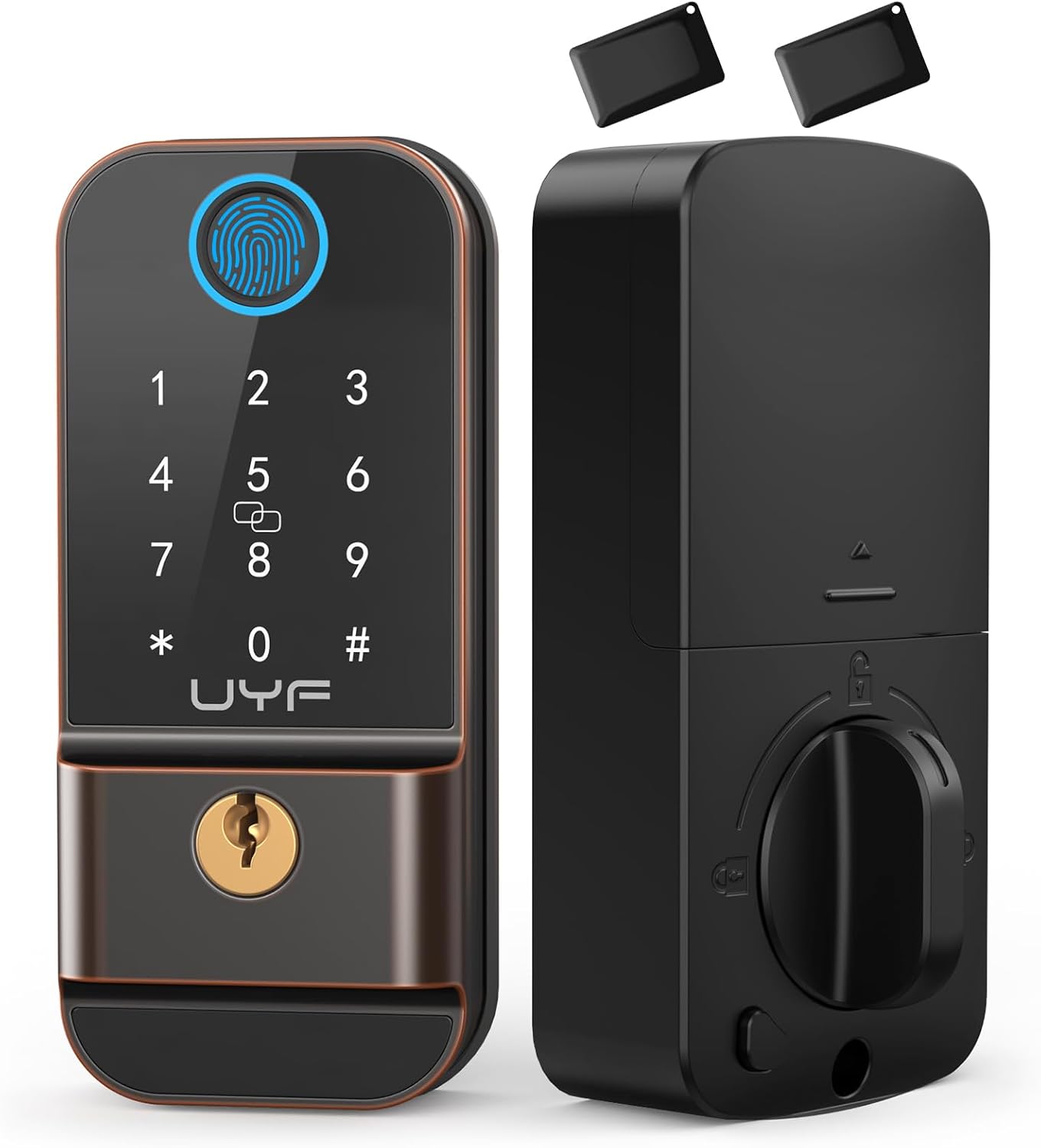 Amazon.com: Keyless Entry Door Lock - Fingerprint Door Locks with ...