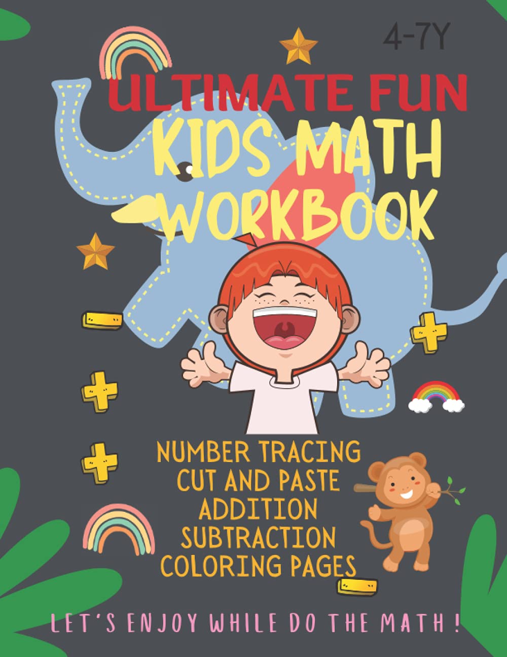 Buy Ultimate Fun Kids Math Workbook For Age 4-7 Years.: Learning Number ...