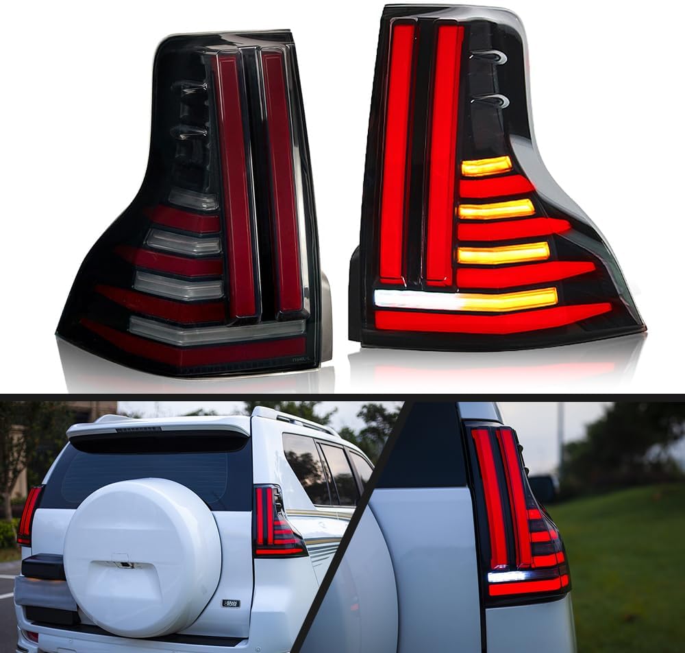 Amazon.com: YHY Tail Lights for Lexus GX460 GX400 2014-2021 for Toyota ...