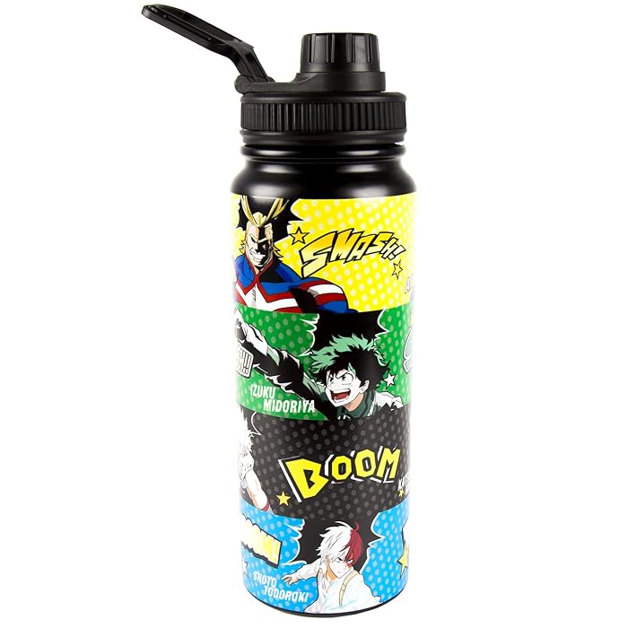 Buy Maxers my hero academia Stainless Steel Water Bottle 28oz Keeps ...