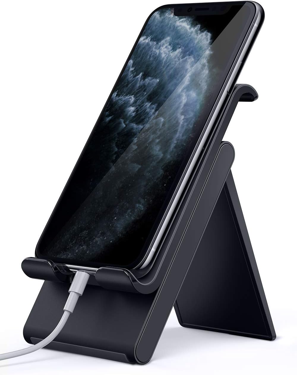 Amazon.com: Lamicall Adjustable Cell Phone Stand - Foldable Portable ...