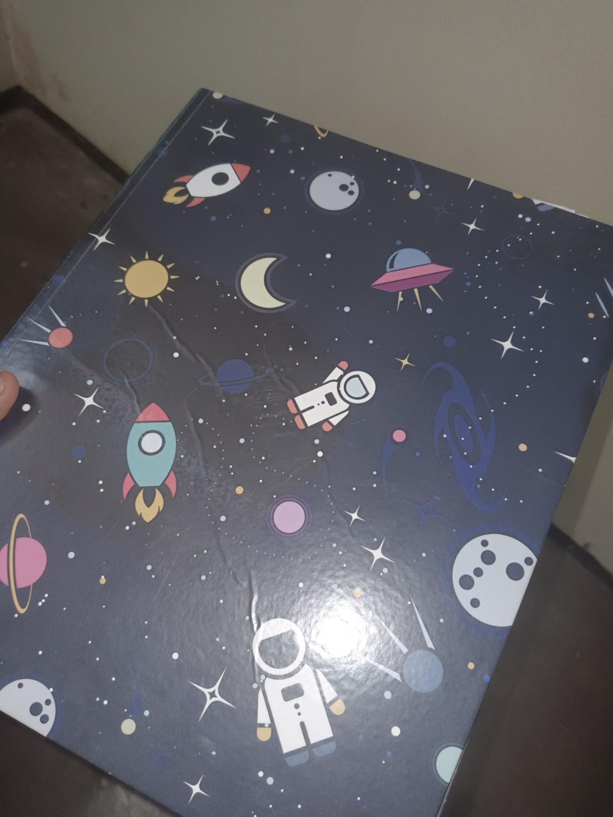 Paper Plane Design 2D Folder Case, A4 Size, Ring Binder File Folder ...