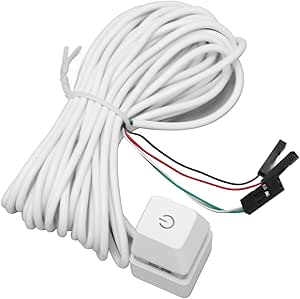 Amazon.com: PC Power Switch, Desktop Computer Switch Plug and Play Blue ...