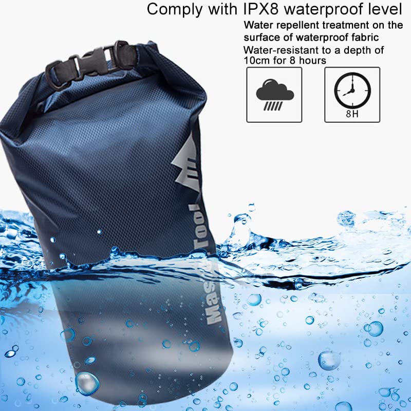 Snapklik.com : Floating Waterproof Dry Bag 2L, Roll Top Sack Keeps Gear ...
