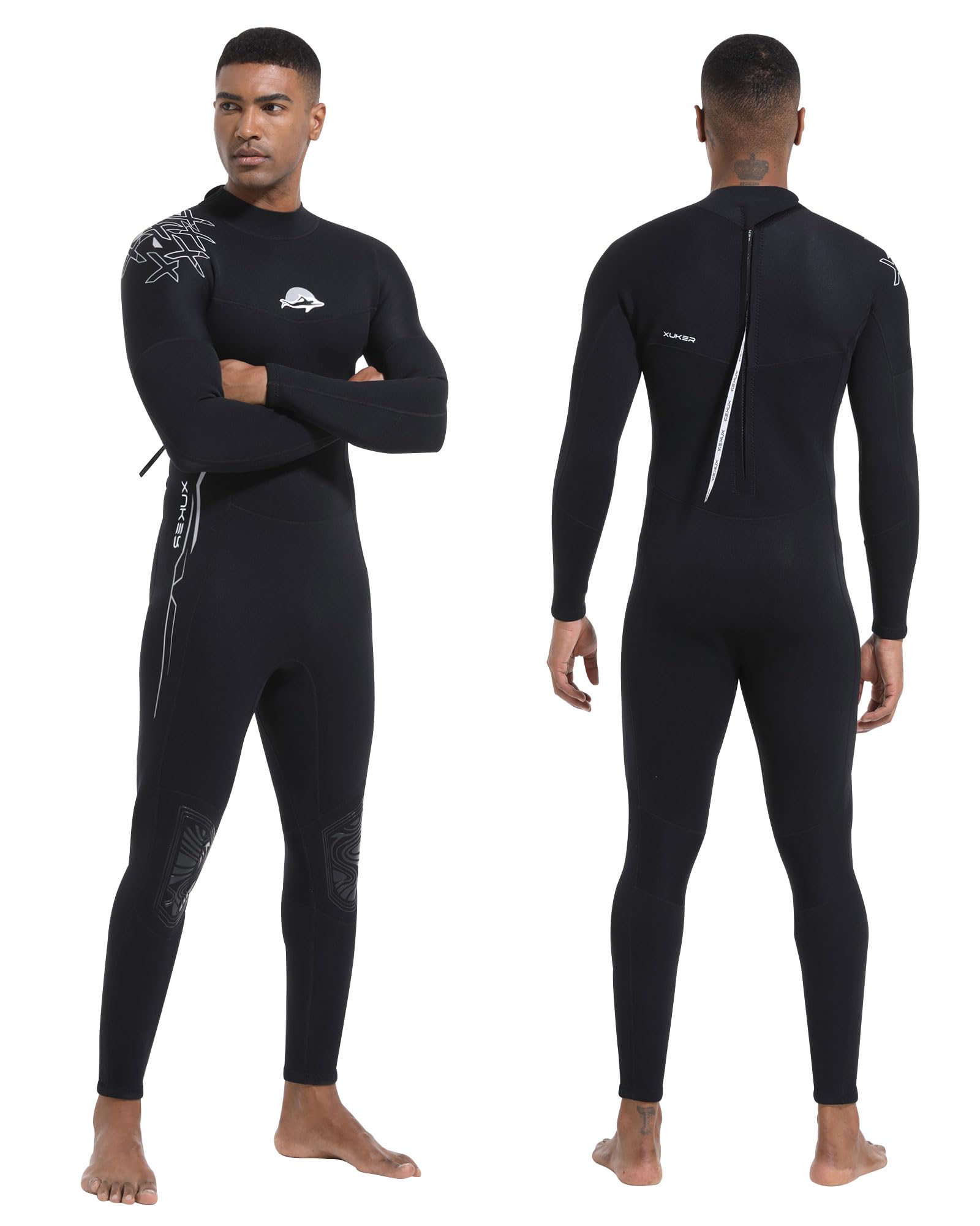 Snapklik.com : Wetsuit For Men 2mm, Neoprene Wet Suits Back Zip In Cold ...