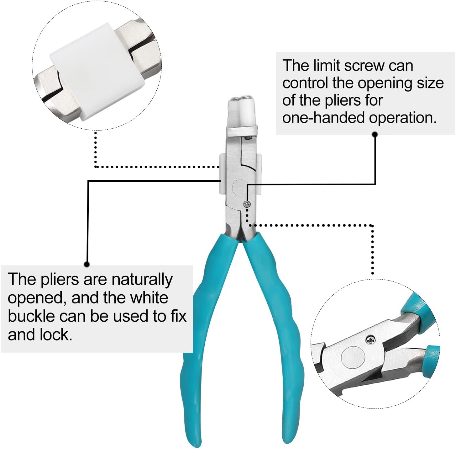 LEONTOOL 6 Inches Optical Trident Pliers Adjusting Eyeglasses Leg ...