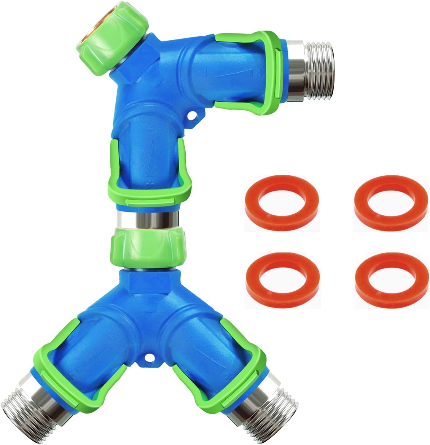 Amazon.com: Garden Hose Splitter - AINEED Water Hose Splitter 2 Way ...