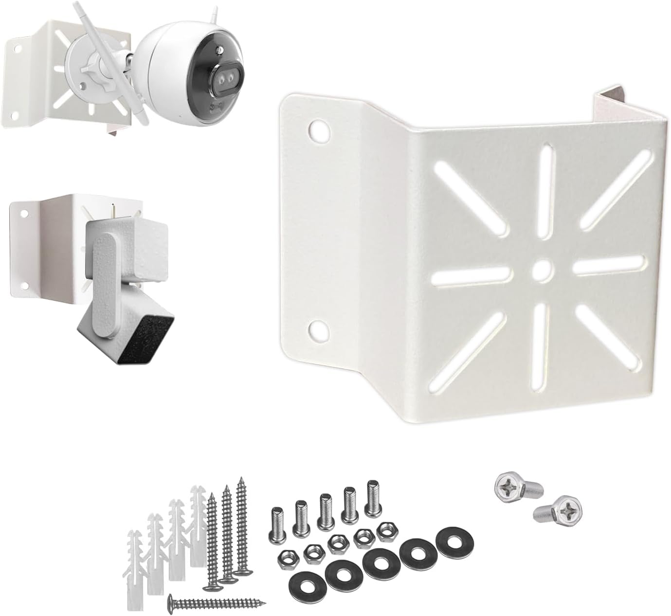 Amazon.com: Exterior Outside Wall Corner Mount Metal Bracket Right ...