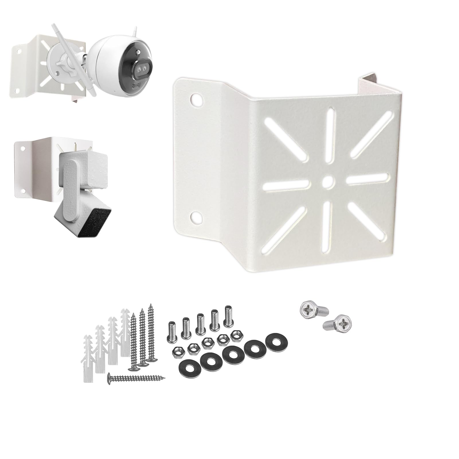 WiTi Mini Size Corner Wall Mount for WiFi IP Camera, Solid Metal Holder ...