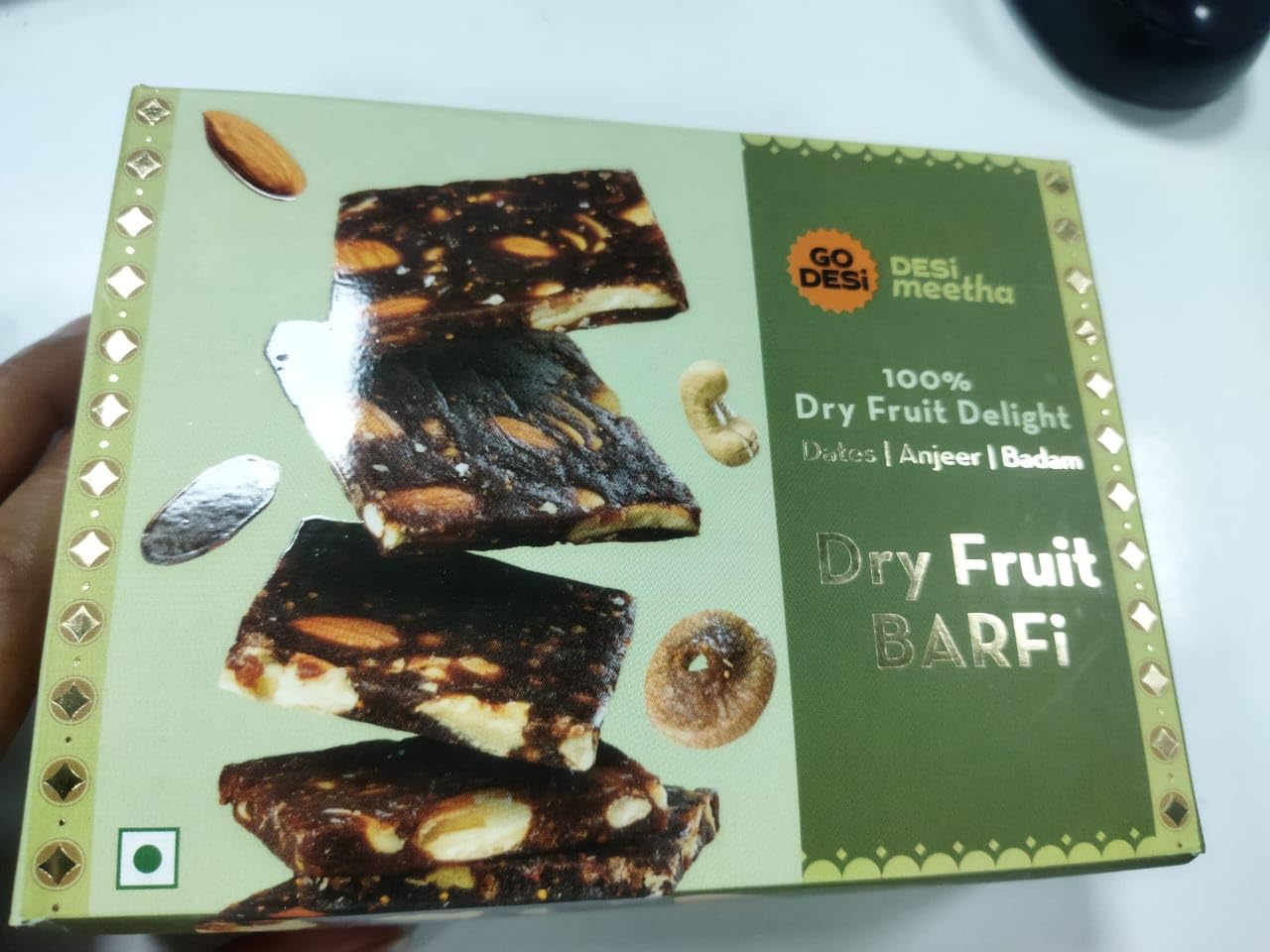 GO DESi Dry Fruits Barfi | 200 grams burfi | Gift for Sister and ...