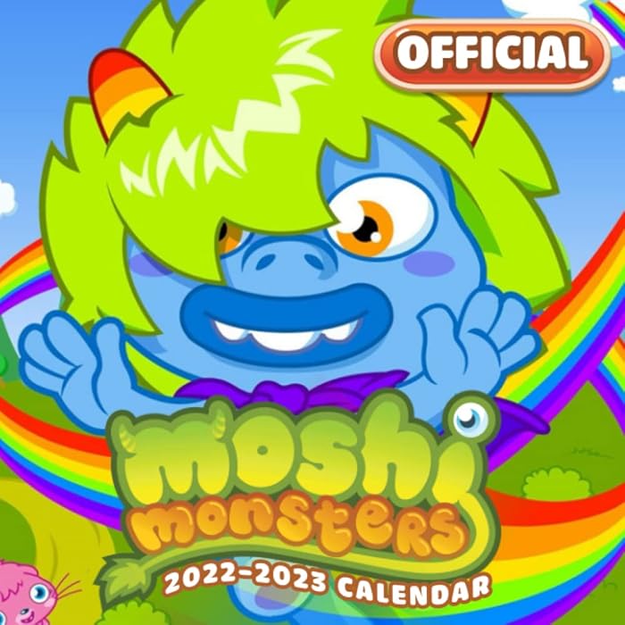 Buy Moshi Monsters: OFFICIAL 2022 Calendar - Video Game calendar 2022 ...