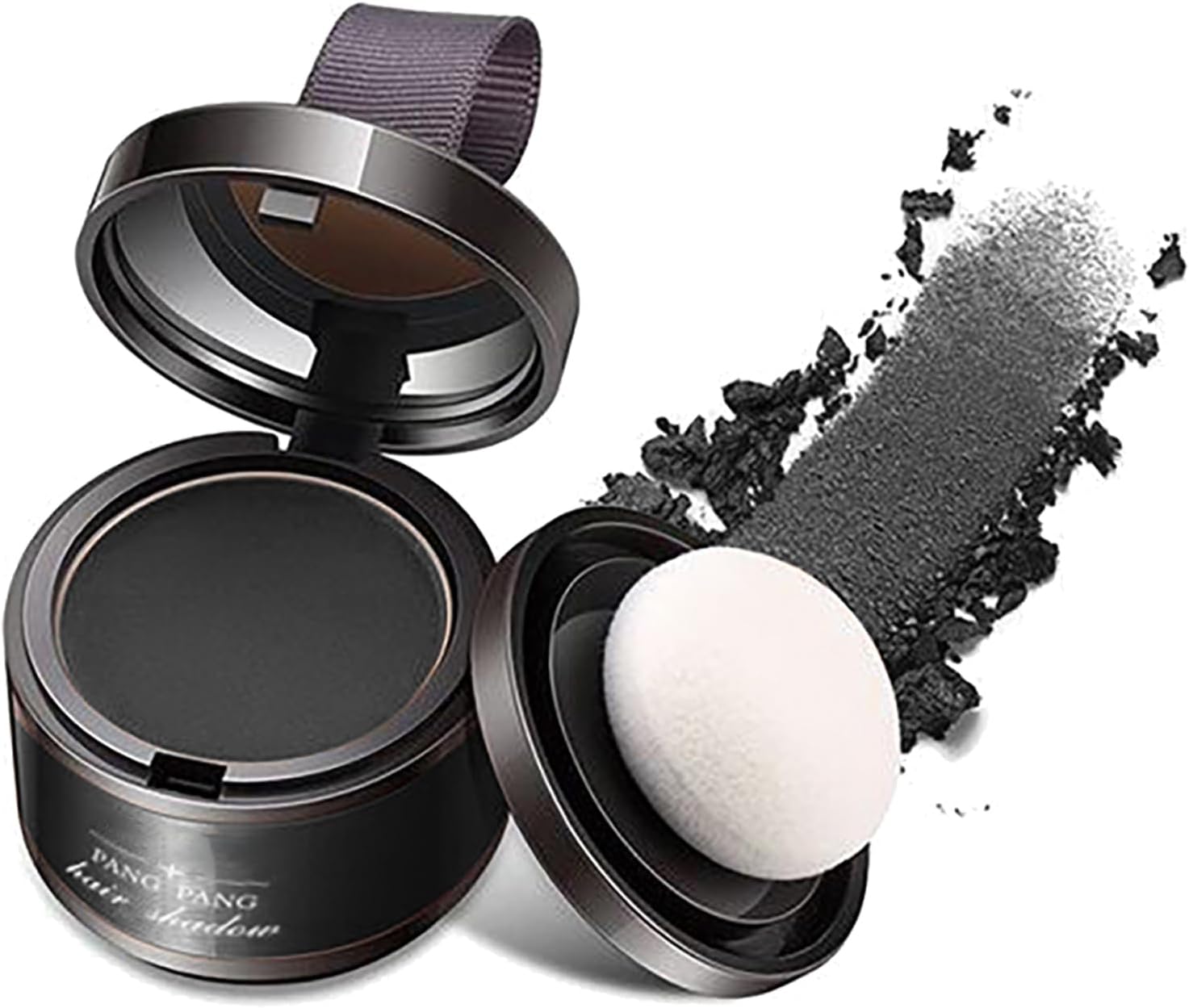 Hair Powder - Hairline Shadow Powder - Hair Root Touch Up Hair Colour ...