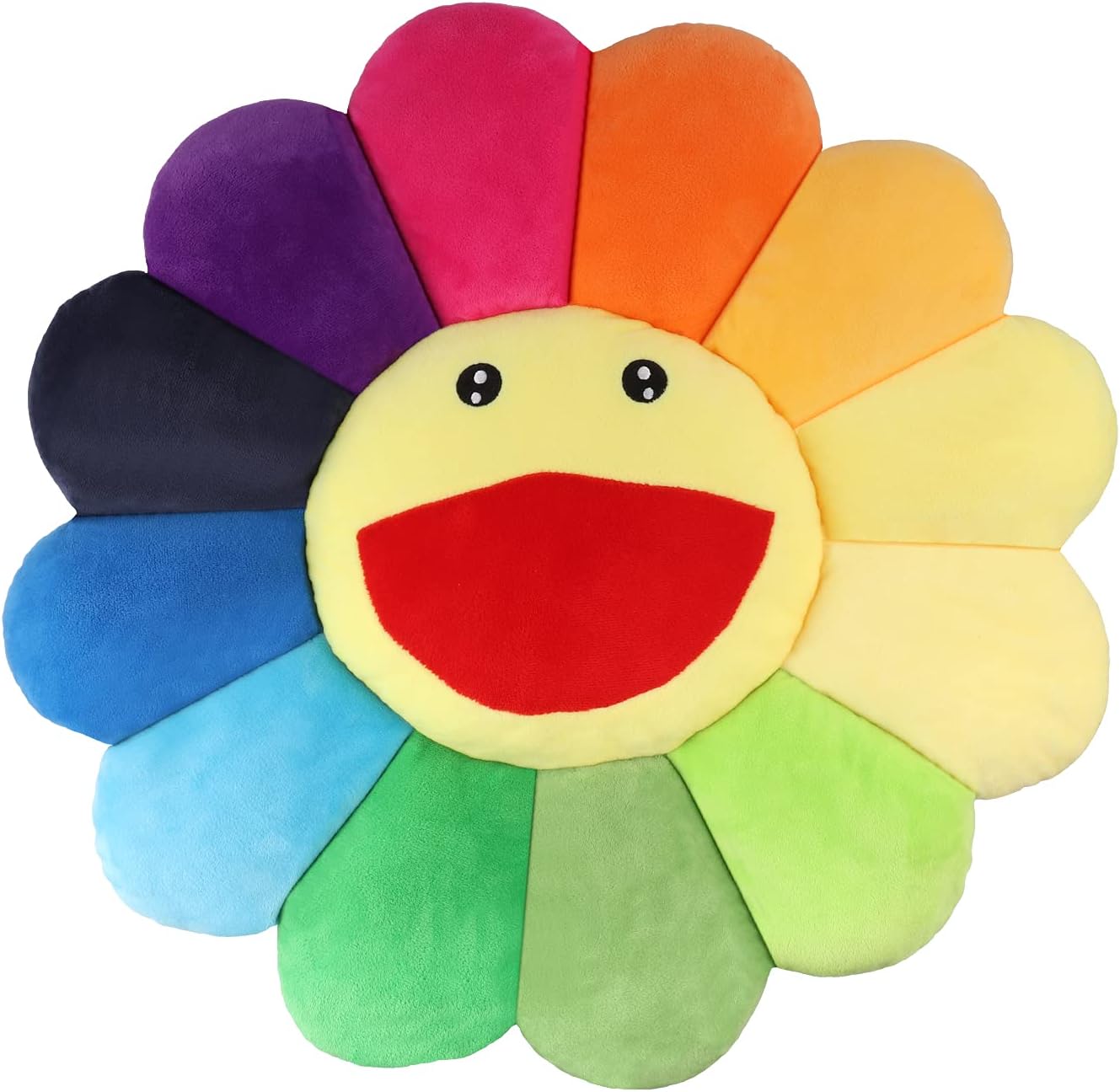 Amazon.com: zgyad Rainbow Flower Pillow - The flower pillow can be used ...