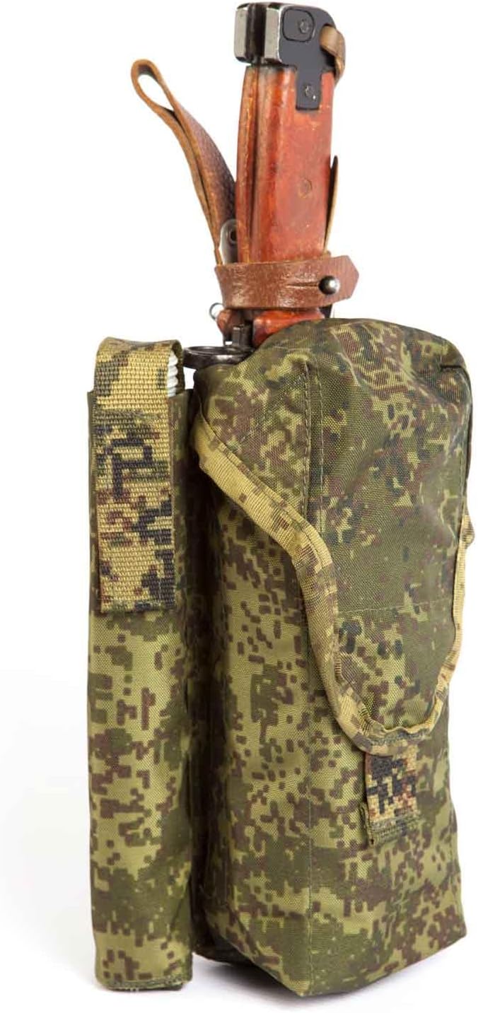 Amazon.com : Tactical Pouch for 2 Magazines, 1 ROP Right & Knife MOLLE ...