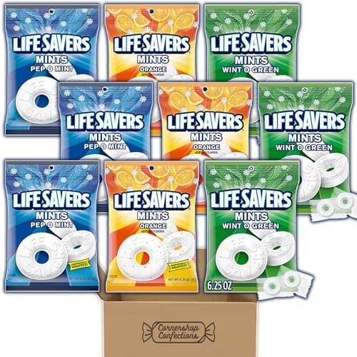 Amazon.com : LifeSavers Orange Mints Candy Bag, 13 oz : Grocery ...