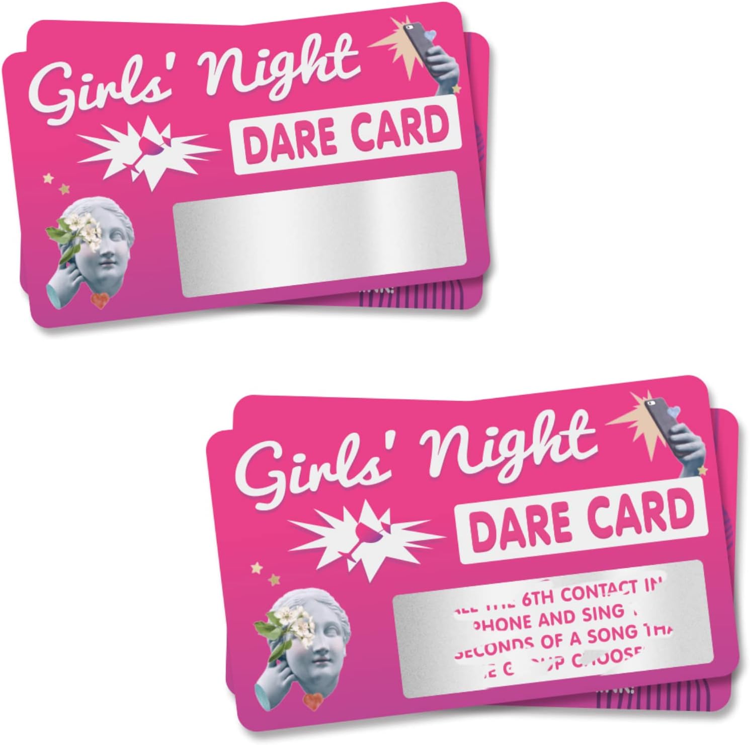Amazon.com: YZWDYY 40Pcs Bachelorette Party Games Scratch Off Dare ...