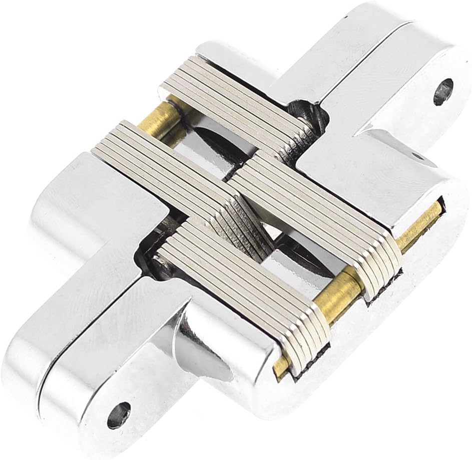 Uxcell 180-Degree Turning Concealed Cross Hinge for Furniture Door ...