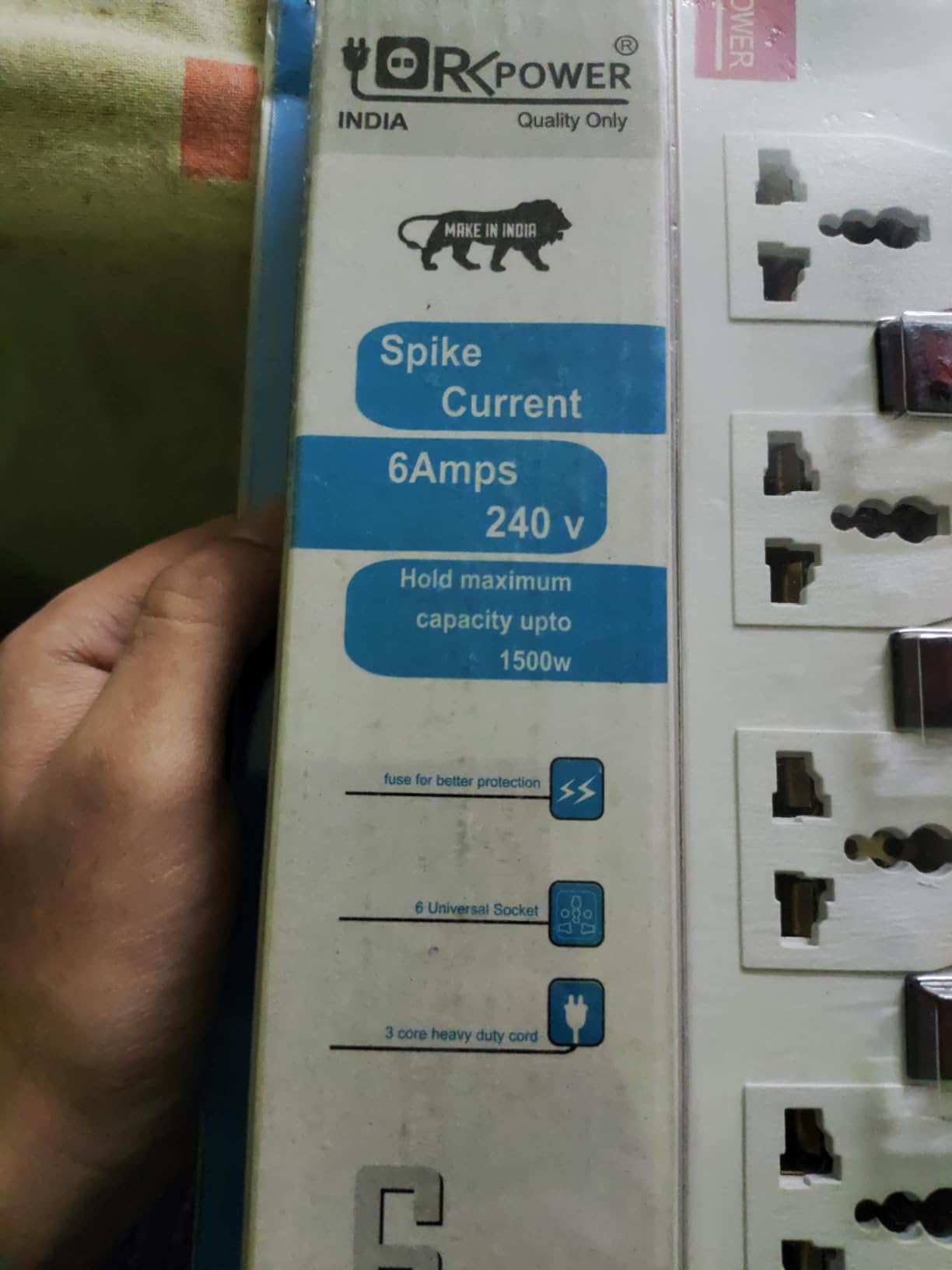 Buy RK Power Extension Board 5 Meter Cable | Power Strip with ...