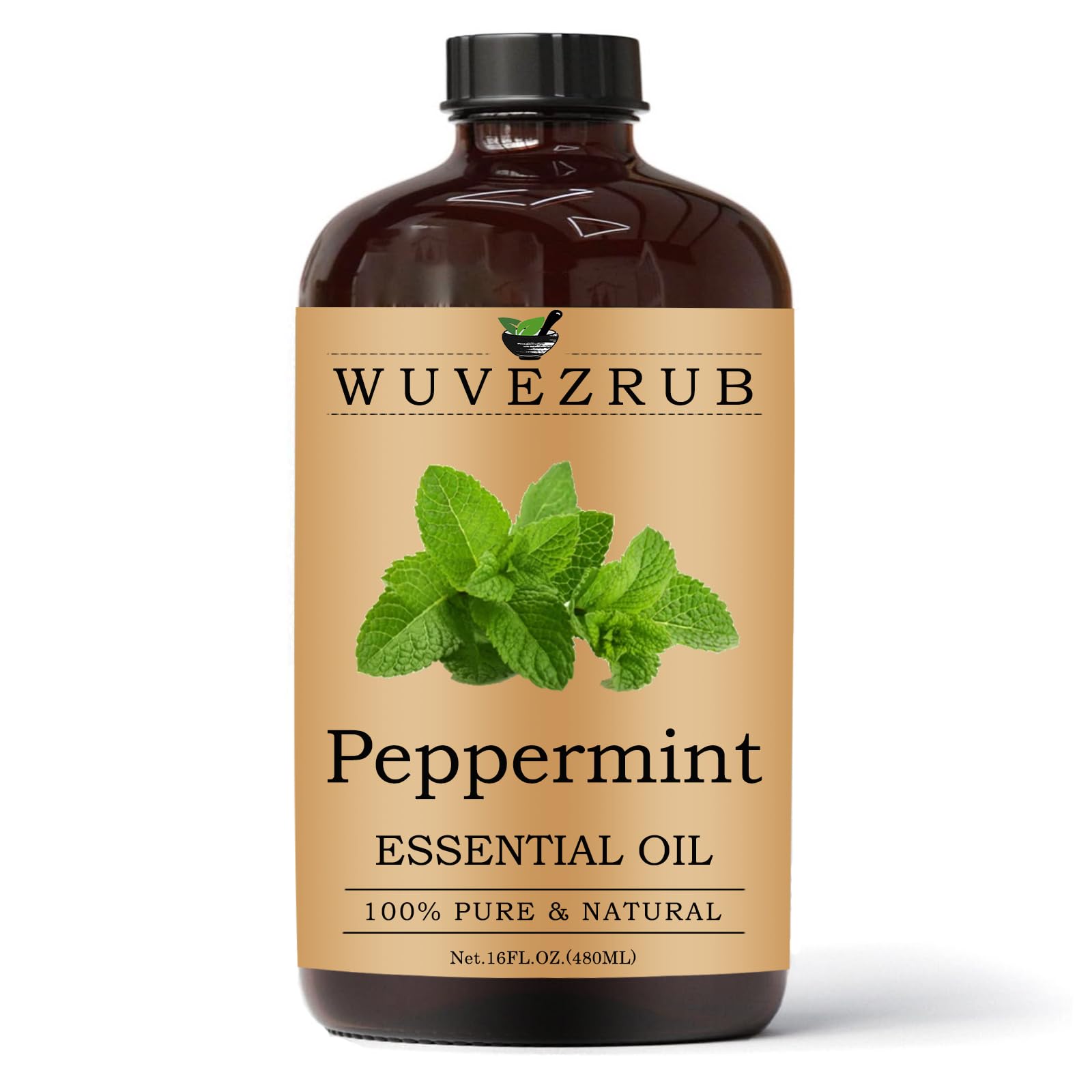 Amazon.com: Peppermint Essential Oils 480ML- Pure and Natural Peppermint Essential Oil for ...
