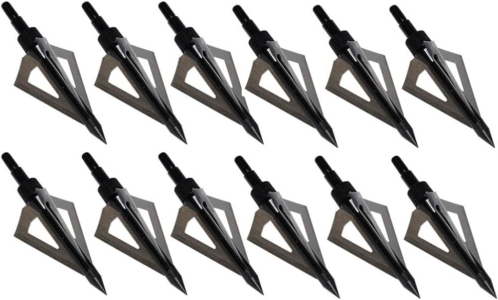 TOPARCHERY Arrowheads Broadheads: 6 Arrowheads 3D Arrowheads Hunting ...