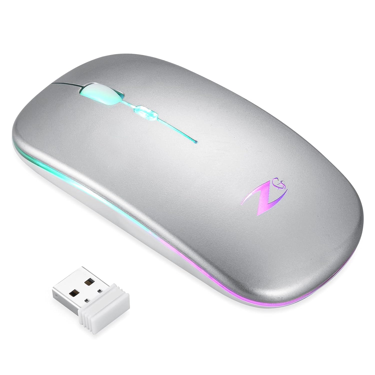 Amazon.in: Buy Zoook Blade Wireless Mouse -Rechargeable 7 Colour mice ...