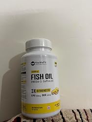 YouWeFit Omega-3 Fish Oil (60 Capsules) | 1250mg Triple Strength Fish ...