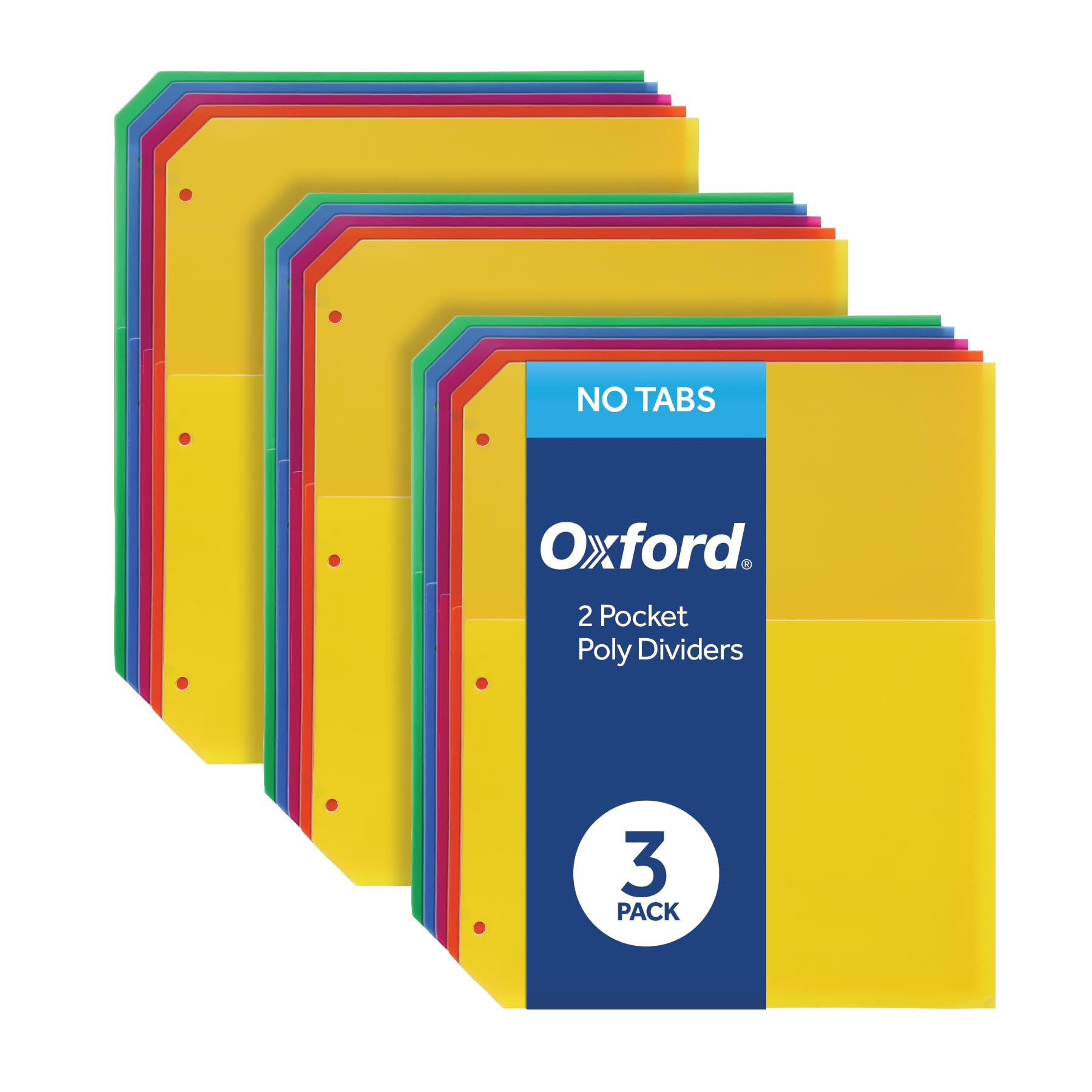 Binder Dividers 3 Ring Binder Oxford Dividers, 8 Tab, Insertable ...