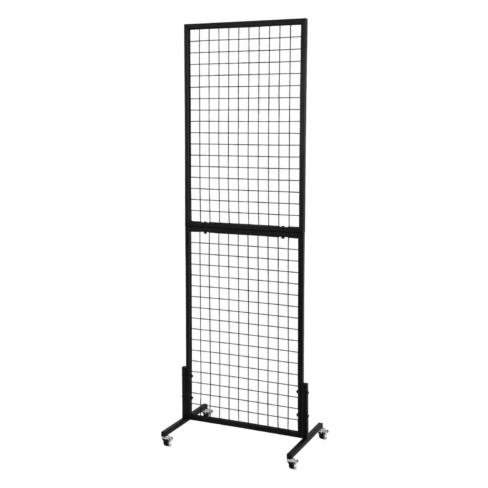 CRUDATE Grid Wall Panel Display 2’ x 6’, 1-Pack Gridwall Wire Panels ...