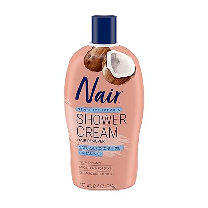 Amazon.com : Nair Sensitive Formula Shower Cream Hair Remover with ...